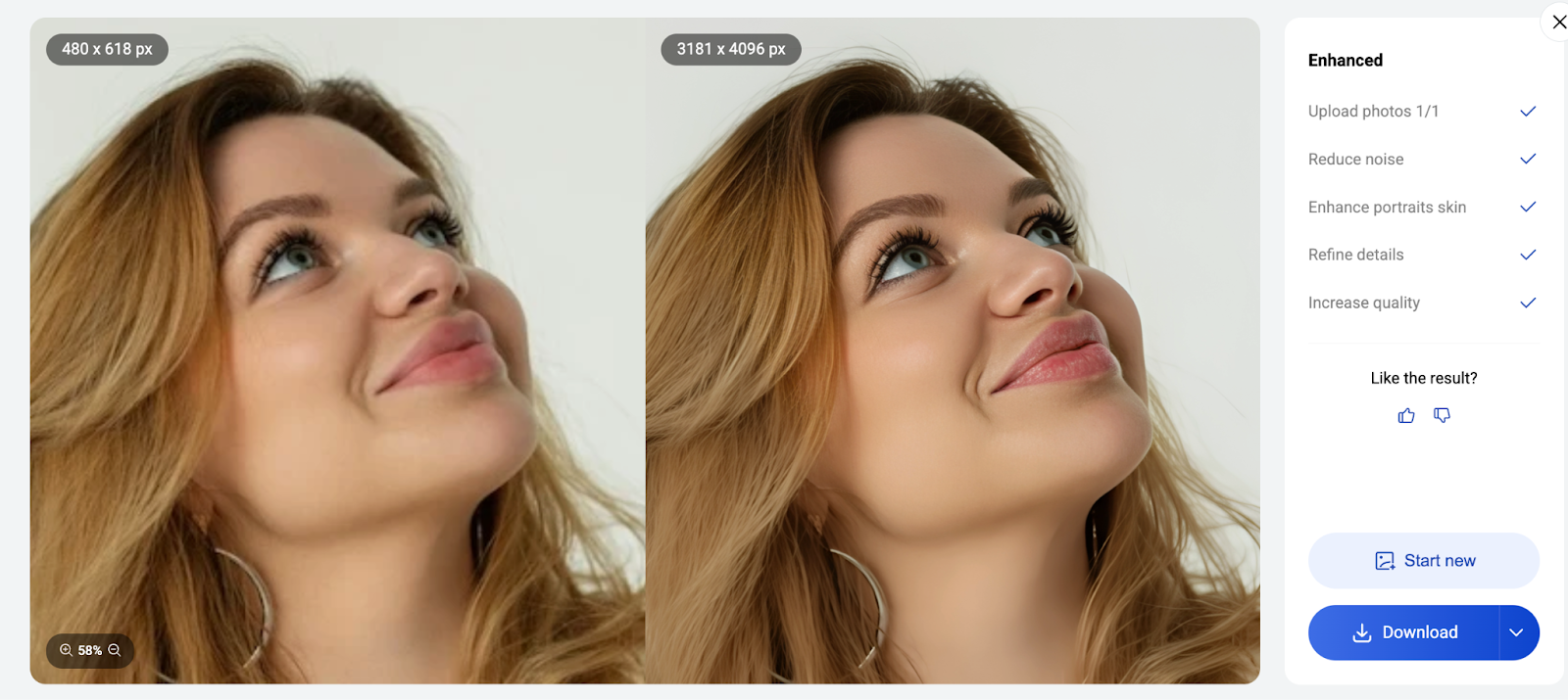 Improve Image Quality Photos Instantly with AI Photo Enhancer ...