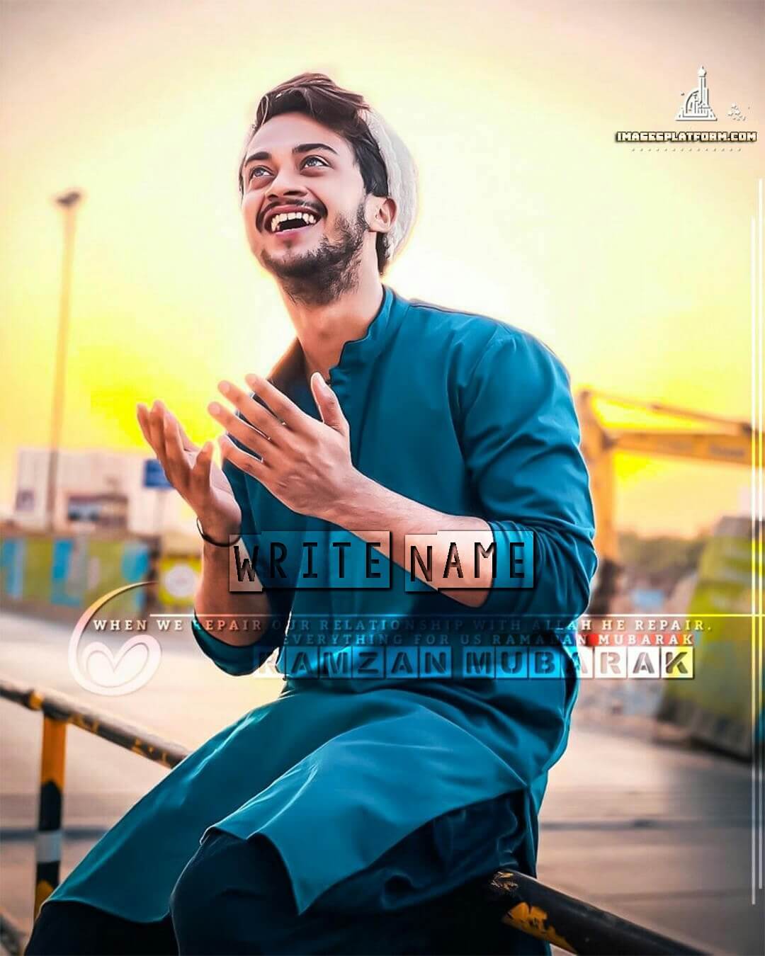 Happy Boy Ramadan Kareem Image Stock Photo And Dp With Name
